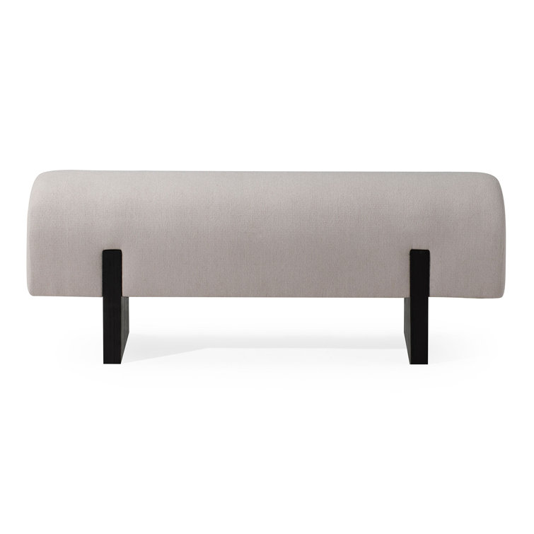 Maven Lane Juno Modern Upholstered Wooden Bench & Reviews | Wayfair